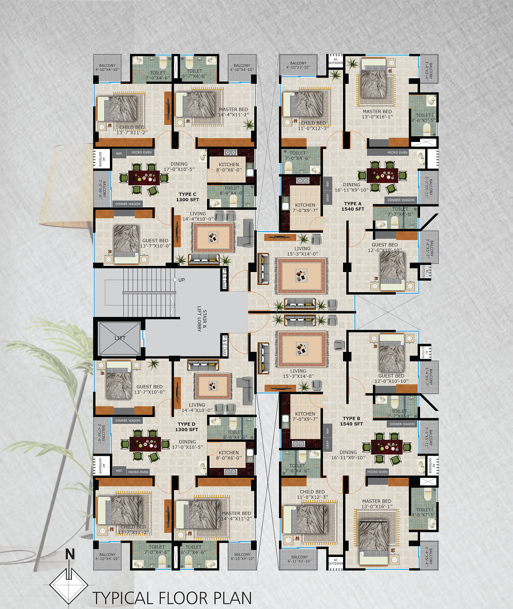 Rukeya Tower - NDL BUILDERS LIMITED